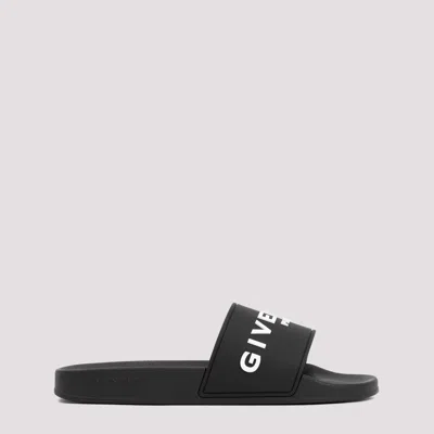 Givenchy Logo Detailed Slides In Black | ModeSens