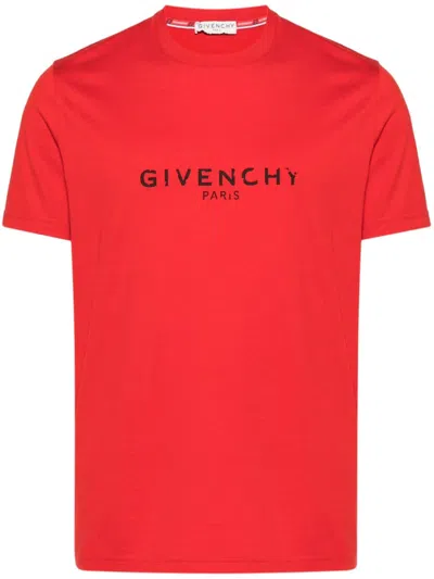 Givenchy Logo-printed T-shirt In Red | ModeSens