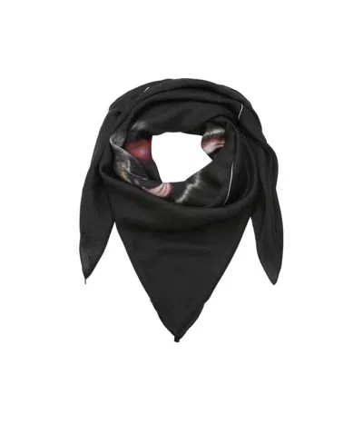 Givenchy Logo Printing Pattern Scarf In Black | ModeSens