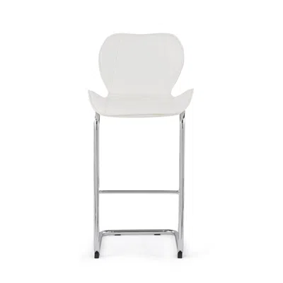 Global Furniture D1446 2 White Bar Stools | ModeSens