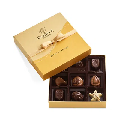 Godiva Assorted Chocolate Gold Gift Box, 9 Piece | ModeSens