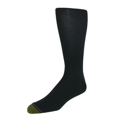Gold Toe Men's Extended Size Ribbed Moisture Control Dress Socks (3 ...