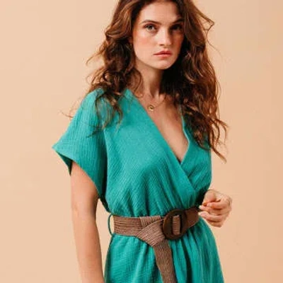 Grace & Mila Cotton Gas Dress In Blue | ModeSens