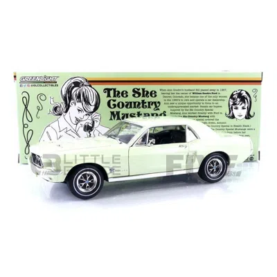 Greenlight 1-18 Scale 1967 Ford Mustang Coupe Limelite Green Metallic ...
