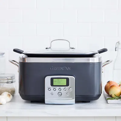 Greenpan Slow Cooker In Grey | ModeSens