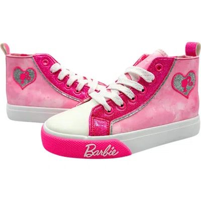 Ground Up Kids' Barbie® High Top Sneaker In Pink | ModeSens
