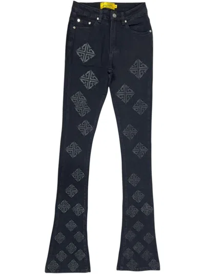 Guapi Icon Stacked Jeans In Black | ModeSens