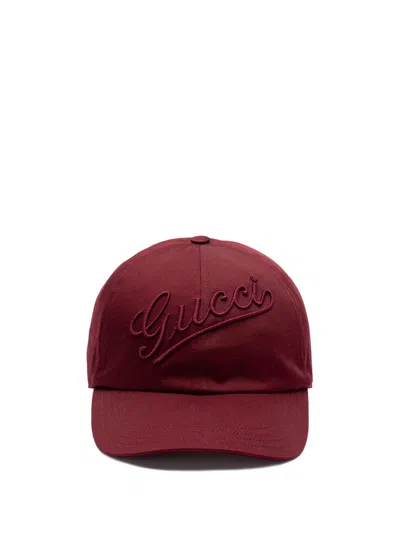 Gucci Baseball Cap In Red | ModeSens