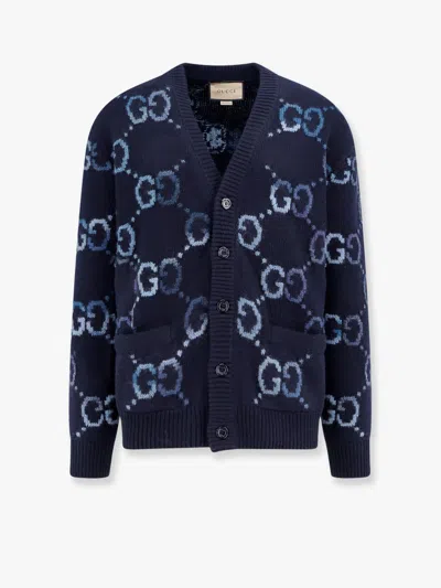 Gucci Cardigan In Blue | ModeSens