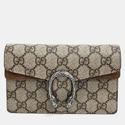 Pre-owned Gucci Dionysus Mini Crossbody Bag In Beige | ModeSens