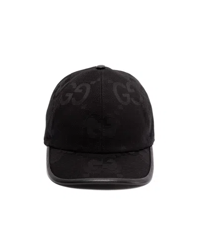 Gucci Gg Jumbo Baseball Cap In Black | ModeSens