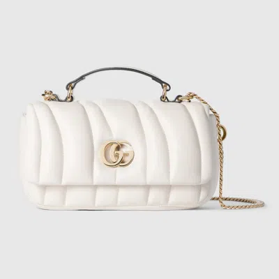 Gucci Gg Milano Mini Shoulder Bag In White | ModeSens