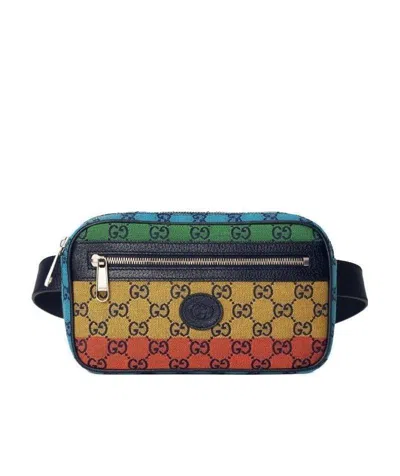 Gucci Gg Multicolor Belt Bag In Black | ModeSens