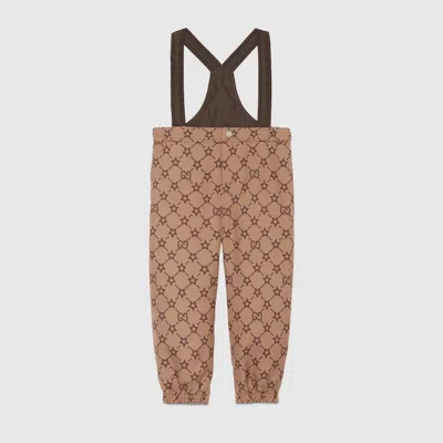Gucci Kids' Gg Stars Ripstop Overalls In Beige | ModeSens