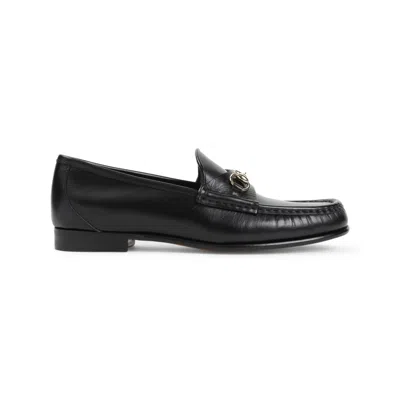 Gucci Horsebit 1953 Black Leather Loafers | ModeSens