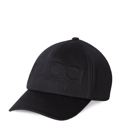 Gucci Logo Cap In Black | ModeSens
