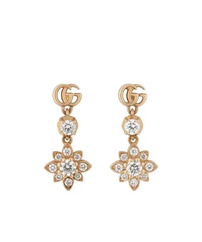 Gucci Logo Earring In Yellow | ModeSens