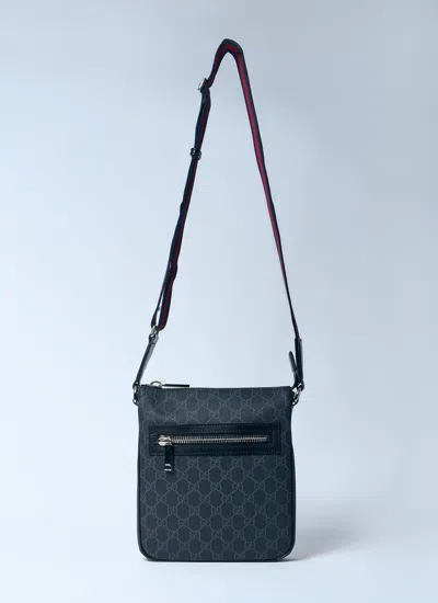 Gucci Men Gg Crossbody Bag In Black | ModeSens