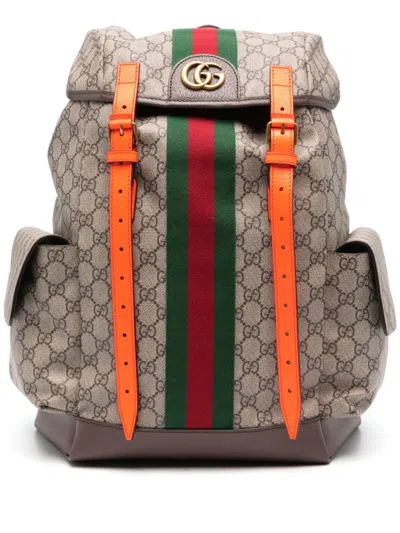 Gucci Men Ophidia Gg Backpack In Multicolor | ModeSens