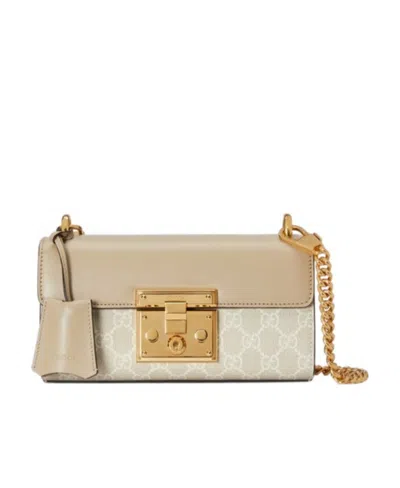Gucci Padlock Mini Shoulder Bag In Nude | ModeSens