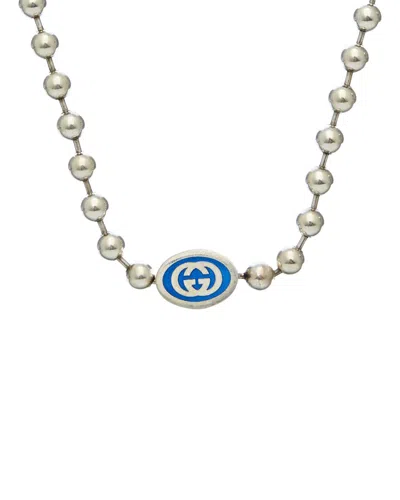 Gucci Silver Necklace In Metallic | ModeSens