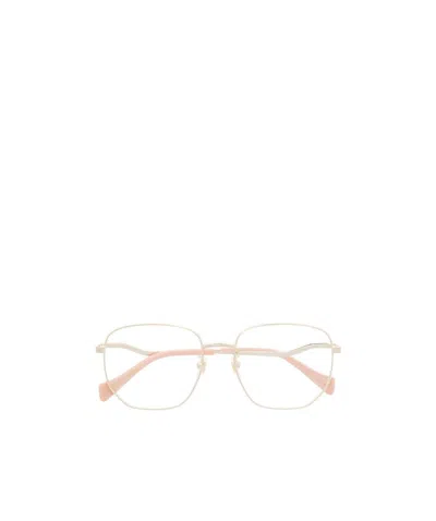 Gucci Square-frame Clear Glasses In White | ModeSens