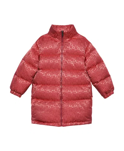 Gucci Square G Down Jacket In Red | ModeSens