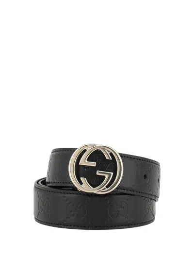 Gucci Women Gg Crossing Buckle Belt In Multicolor | ModeSens