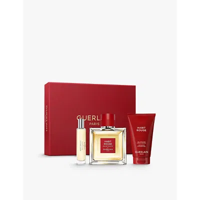 Guerlain Habit Rouge Xmas Limited-edition Eau De Toilette Gift Set In ...