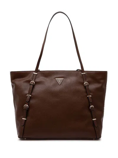 Guess Usa Levia Tote Bag In Brown | ModeSens