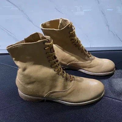 Guidi Logo Boots In Green | ModeSens