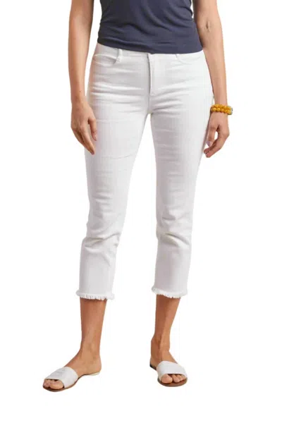 Habitat Stretch Denim Capri Jeans In White | ModeSens