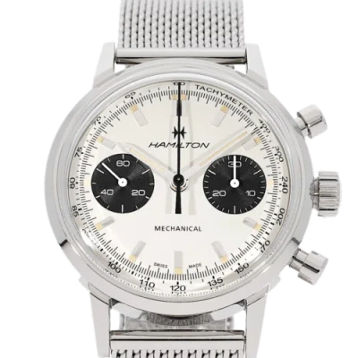 Pre-owned Hamilton American Classic Intra-matic Chronograph H ...