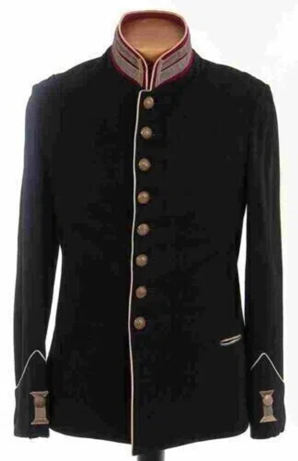 Pre-owned Handmade Imperial Russian Military Black Uniform Jacket ...