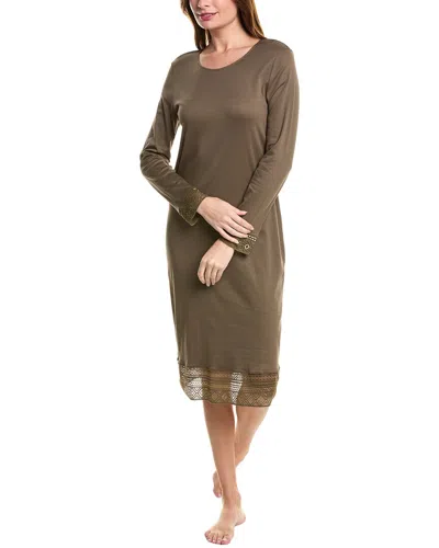 Hanro Nightgown In Green | ModeSens