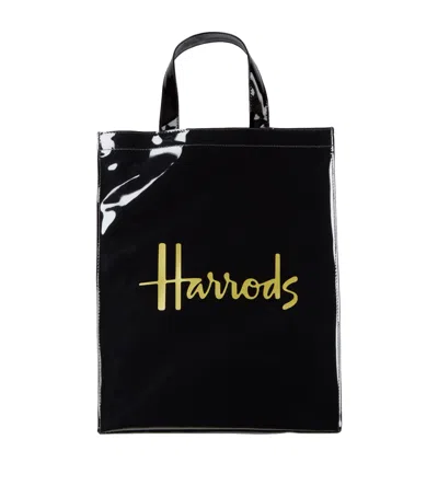 Harrods Medium Logo Shopper Bag In Black | ModeSens