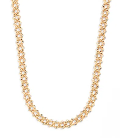Hatton Labs Embellished Chunky Cuban Chain Necklace In Gold | ModeSens