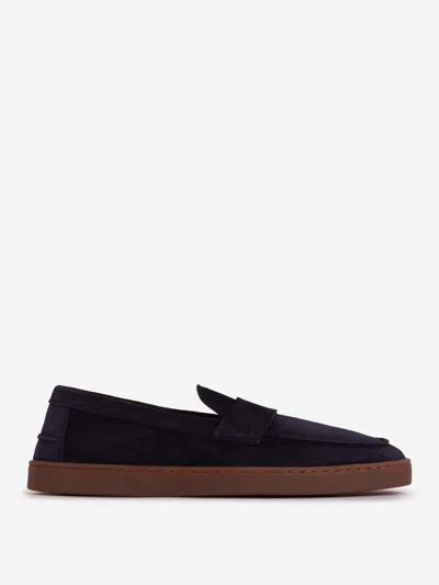 Henderson Baracco Sifnos.s.46 Moccasins In Navy Blue | ModeSens