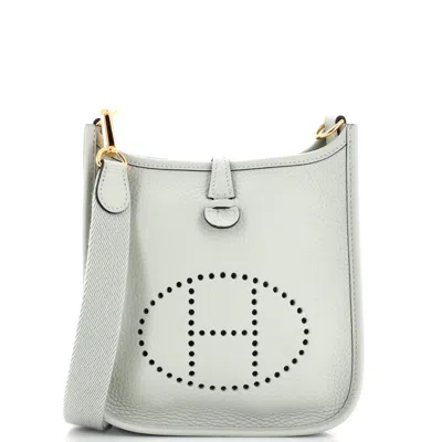 Pre-owned Hermes Evelyne Bag Gen Iii Clemence Tpm In Grey | ModeSens