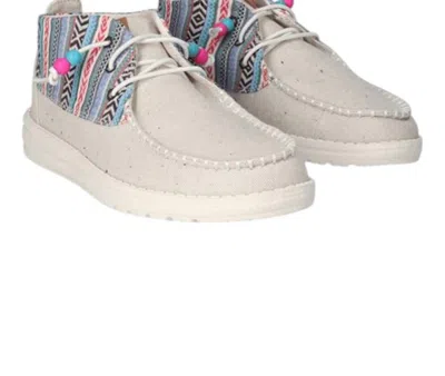 Hey Dude Women's Wendy Mid Boho Mix Booties In Baja Grey In Multi ...