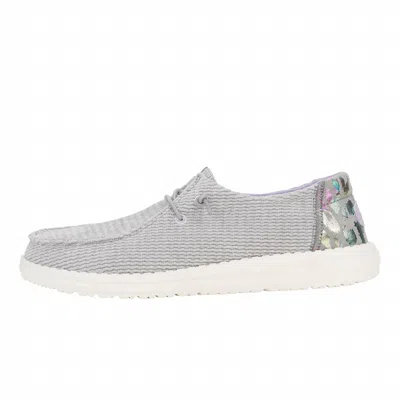 Hey Dude Women's Wendy Moccasin Shoe In Corduroy Grey In Multi | ModeSens