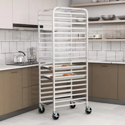 Hivvago 20-tier Bun Pan Speed Rack With Lockable Rubber Wheels | ModeSens