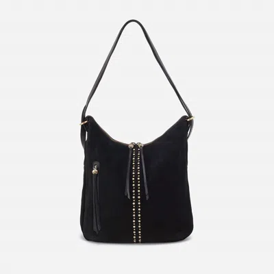 Hobo Merrin Backpack/shoulder Bag In Black Suede | ModeSens
