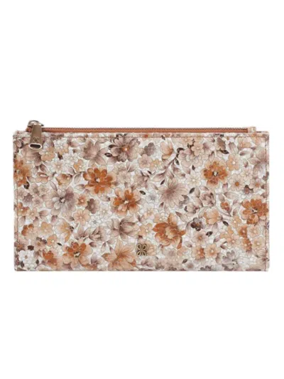 Hobo Women's Jill Large Bifold Wallet In Sepia Bloom In Multi | ModeSens