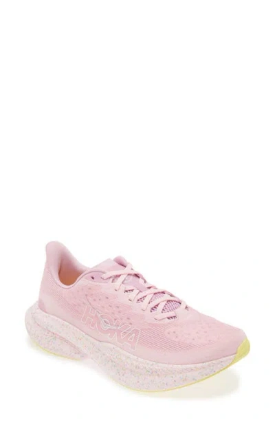 Hoka Mach 6 Running Shoe In Pink Twilight / Lemonade | ModeSens