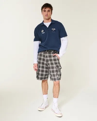 Hollister Plaid Cargo Shorts In Multi | ModeSens