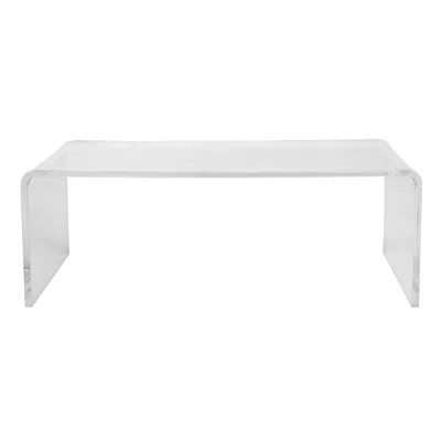 Homezia 44" Clear Acrylic Coffee Table | ModeSens