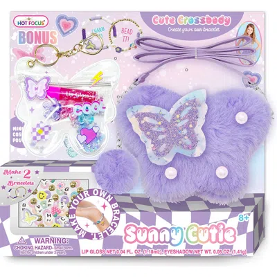 Hot Focus Kids' Sunny Cutie Butterfly Crossbody Set In Multi | ModeSens