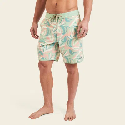 Howler Brothers Bruja Monstera Mash Boardshorts In Sherbet In Pink ...