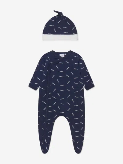Hugo Boss Boss Baby Boys Organic Cotton Babygrow Gift Set (2 Piece) 6 ...
